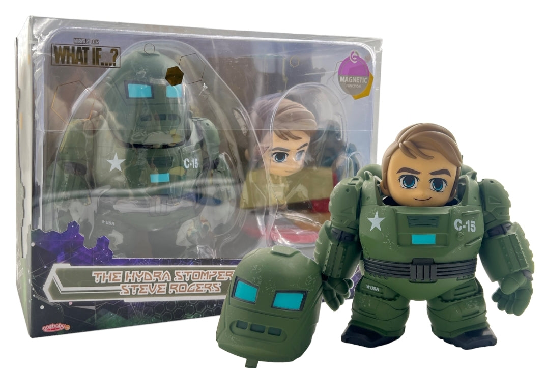 What If Hydra Stomper & Steve Rogers Collectable by Cosbaby – Tasatus ...